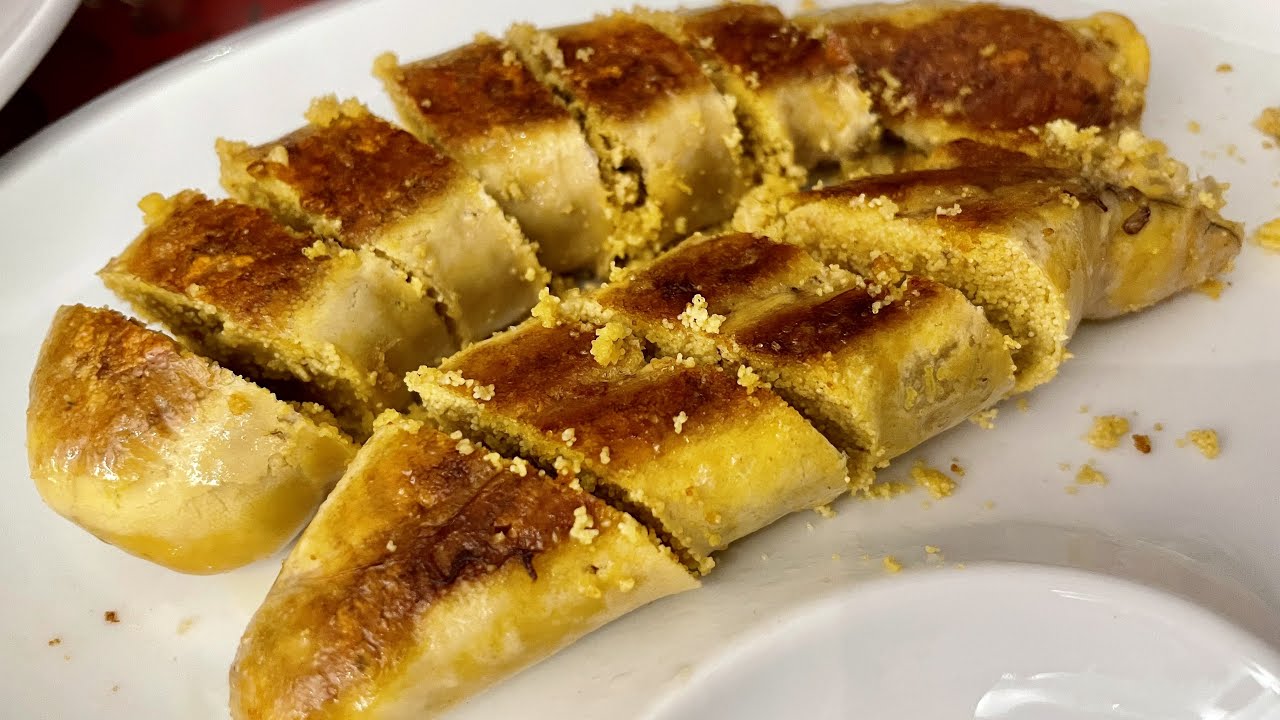 Pan-Fried Mullet Roe | 生煎烏魚子 - YouTube