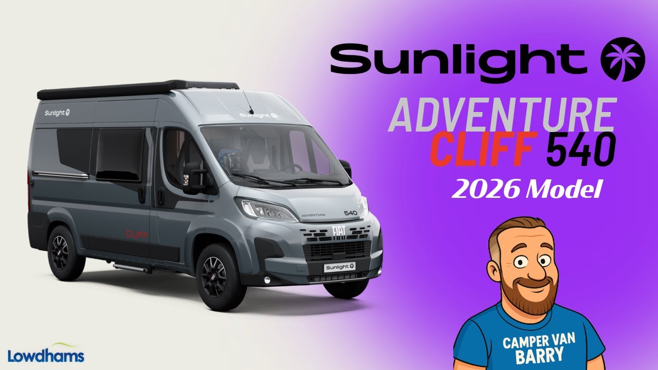 Sunlight Cliff 540 Adventure 2026 – Full Van Tour, Options, Prices ...