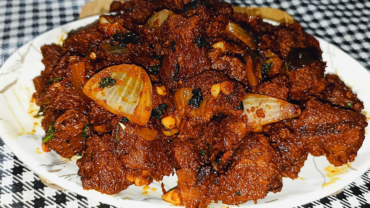 TIKHA CHATPATA MUTTON DRY FRY RECIPE/mutton bhuna gosht/Dry mutton ...