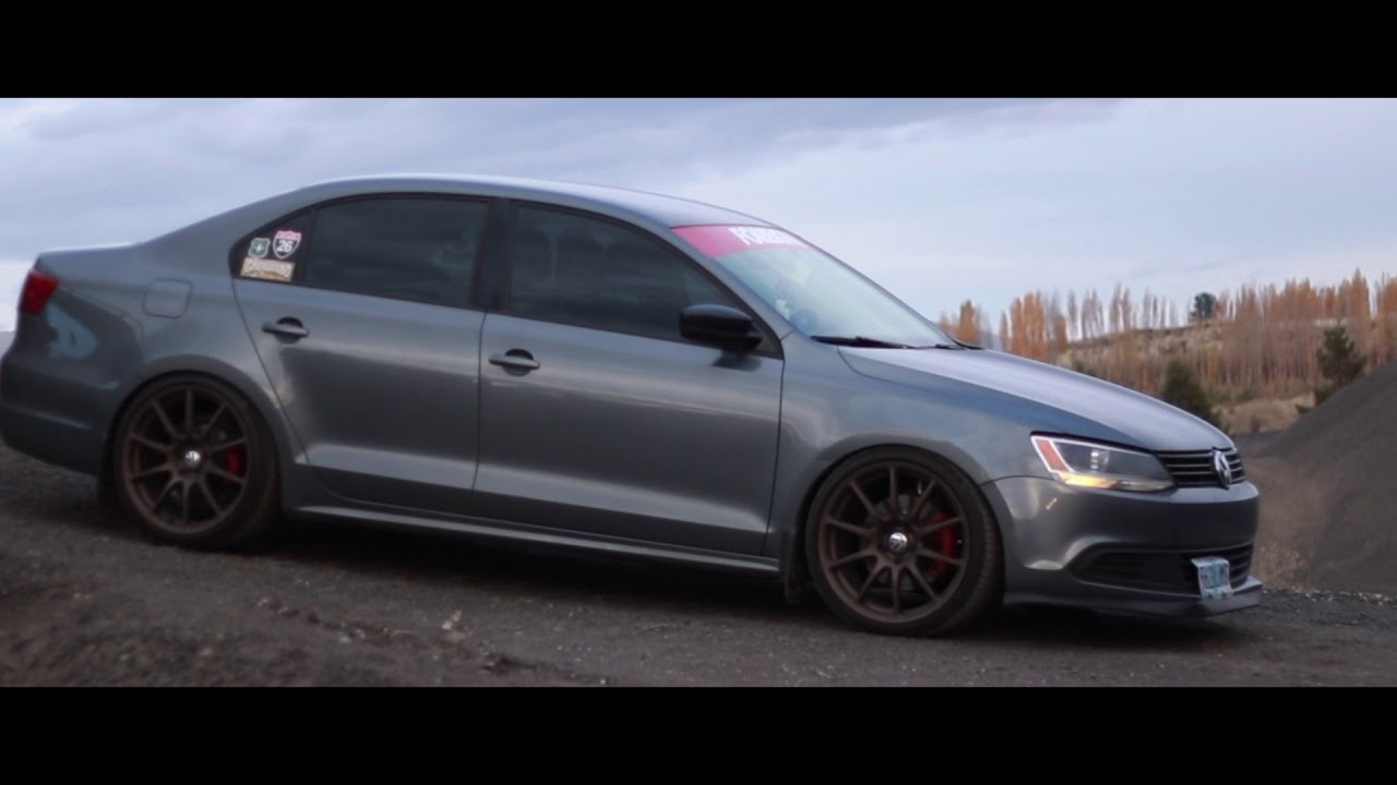Mk6 Jetta stanced forged wheels - YouTube