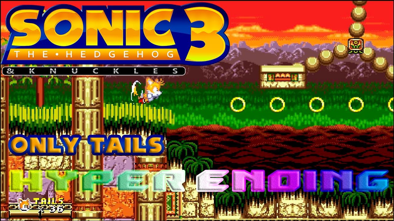 ПОЛНОЕ ПРОХОЖДЕНИЕ — ТОЛЬКО ТЕЙЛЗ — Sonic The Hedgehog 3 Angel Island