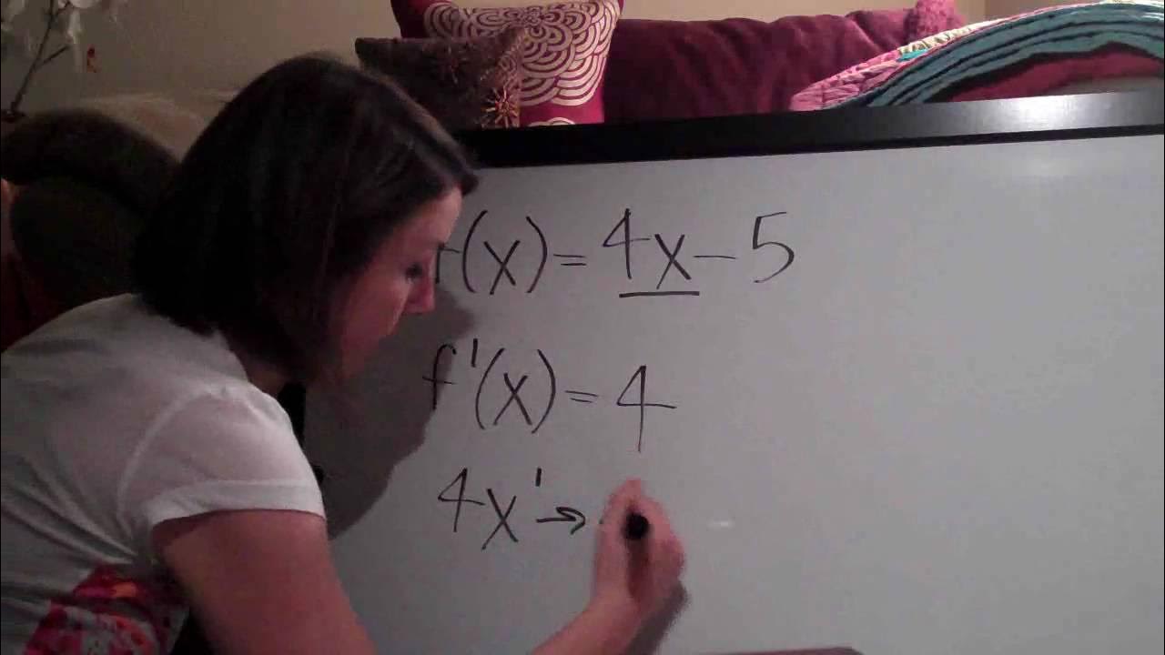 Basic Derivatives Example 3 Kristakingmath Youtube