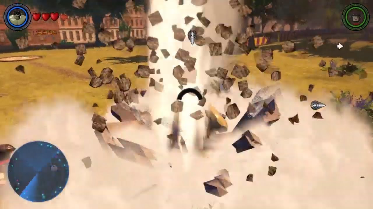 Lego Marvel Avengers Ground Explosion glitch - YouTube