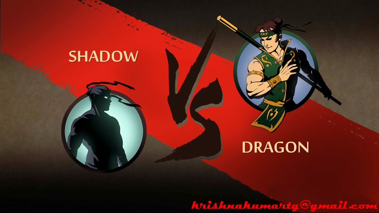Shadow Fight 2 - SHADOW Vs DRAGON fight [HD] - YouTube