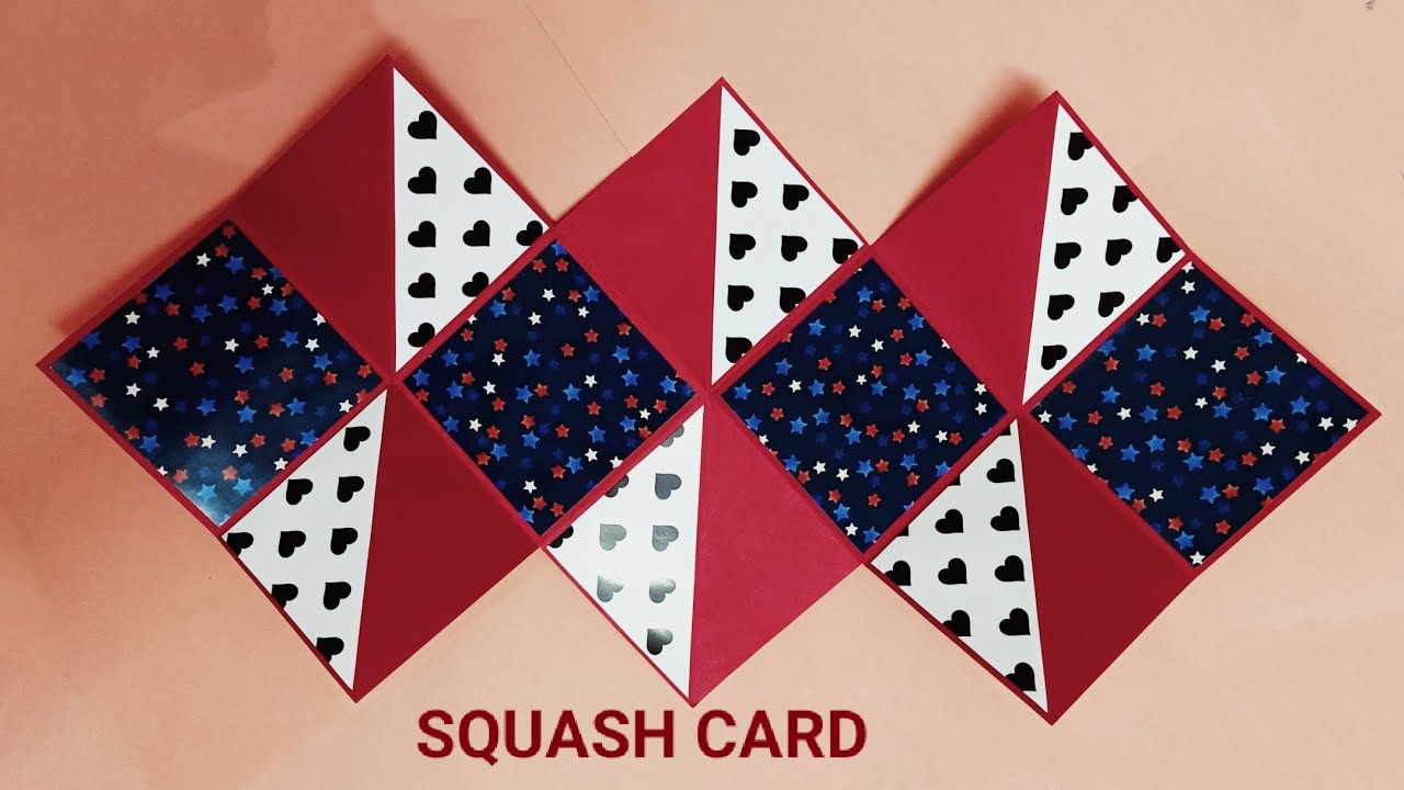 Squash Card | Squash Card Tutorial | Scrapbook Card Ideas | How To Make ...