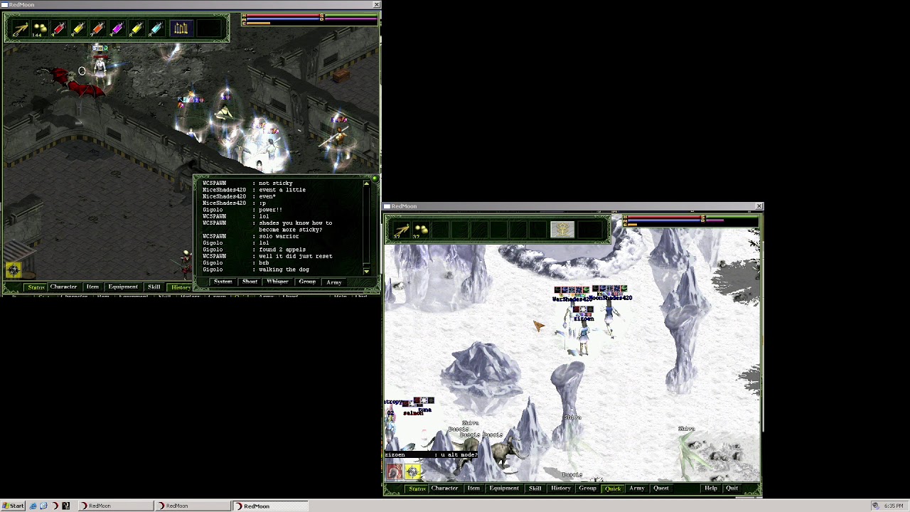 Redmoon Classic - Move Multiple Characters with `movemode - YouTube