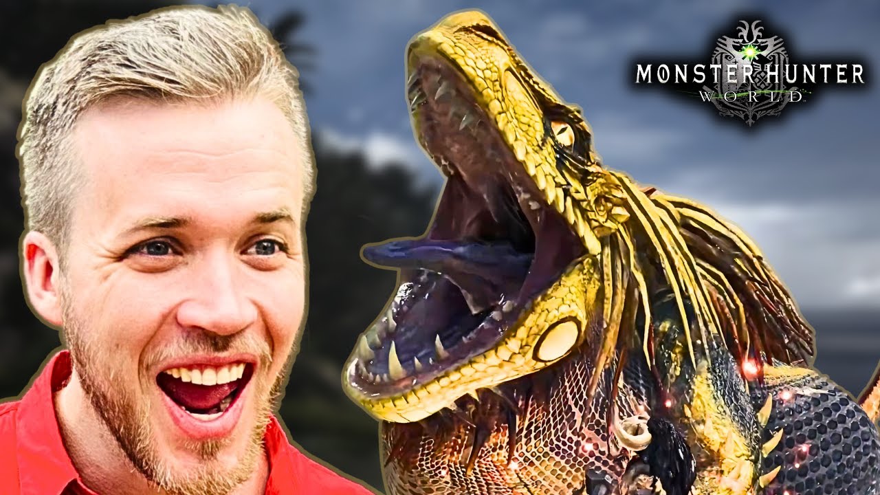 Monster Hunter NOOB Takes on Great Jagras! (My First MH Hunt EVER ...