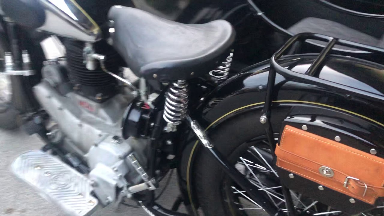 NSU 601 TS 1938 motorcycle with sidecar - YouTube