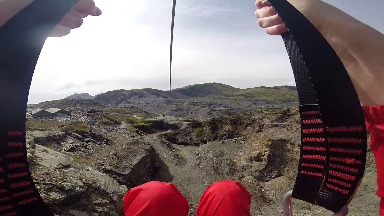 Zip World Titan. Middle wire. - YouTube