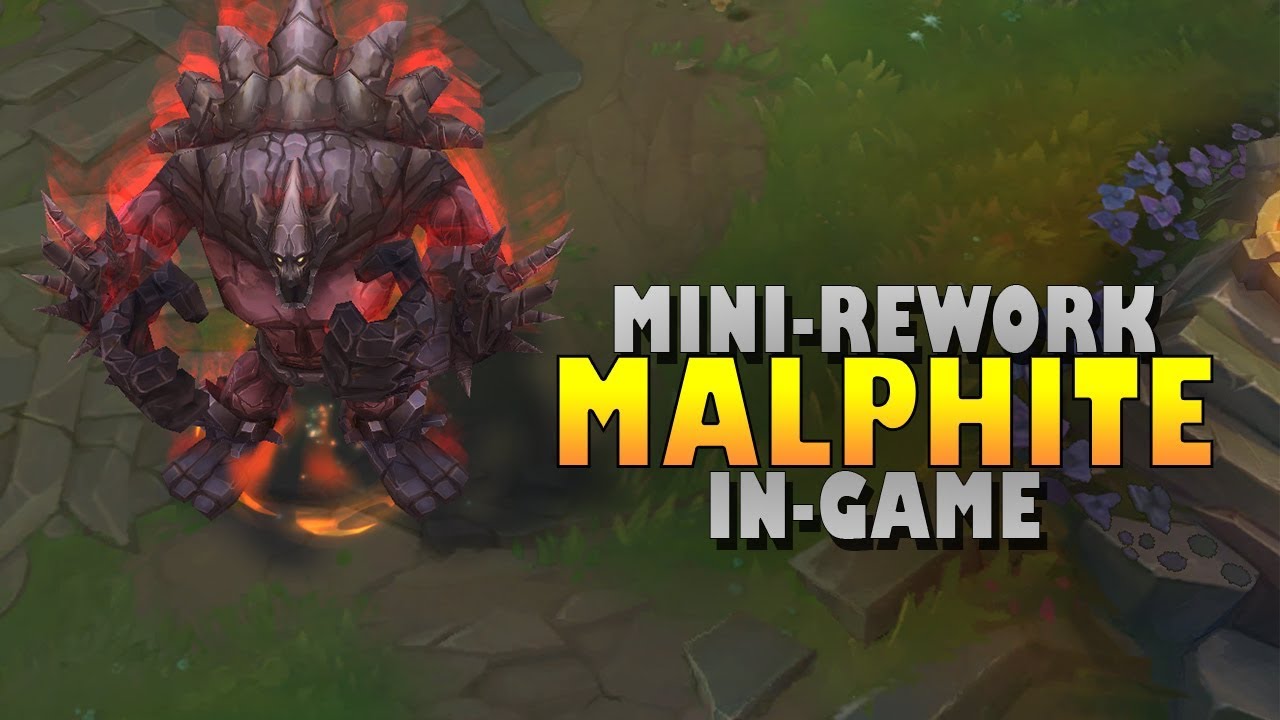 MINI-REWORK MALPHITE | ¿HIDRA TITÁNICA POR DEFECTO!? | IN-GAME | LOL ...