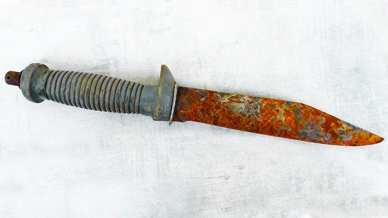Restoration Rusty USSR SURVIVAL Knife - YouTube