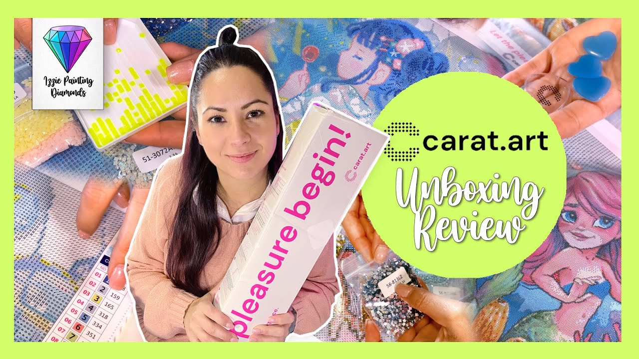 Unboxing Kits de Carat Art de Diamond Painting - YouTube