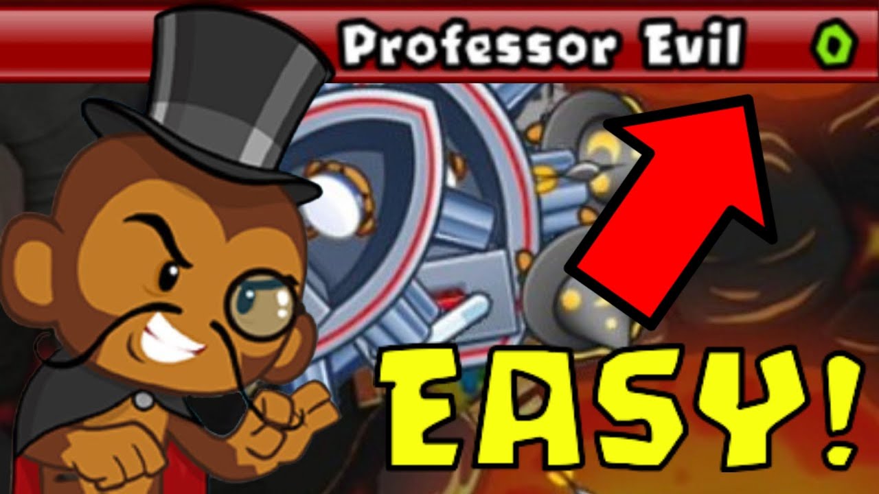 How to Beat The NEW Professor Evil Challenge in BTD Battles | Week 54 ...
