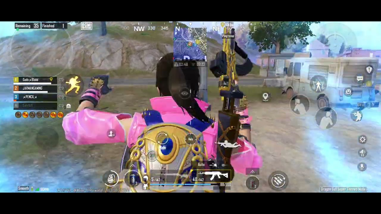 BGMI-- Erangle dragan ball super mode gameplay__gaming video - YouTube