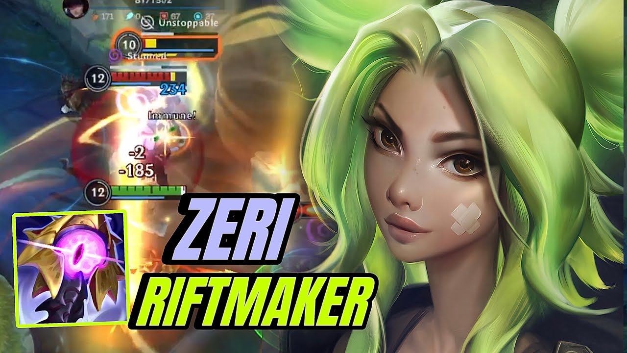 Wild Rift Zeri Riftmmaker is So OP in Patch 5.1a | Pro Builds - YouTube