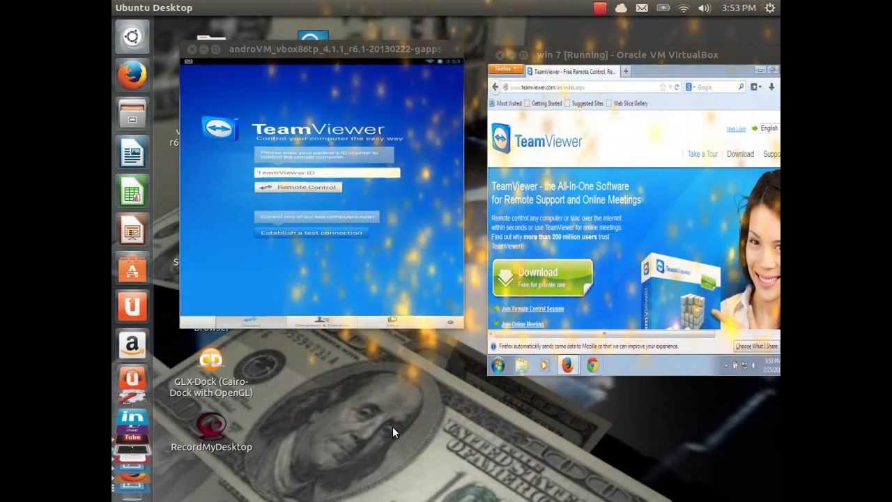Teamviewer tutorial Andriod - Windows 7 - YouTube