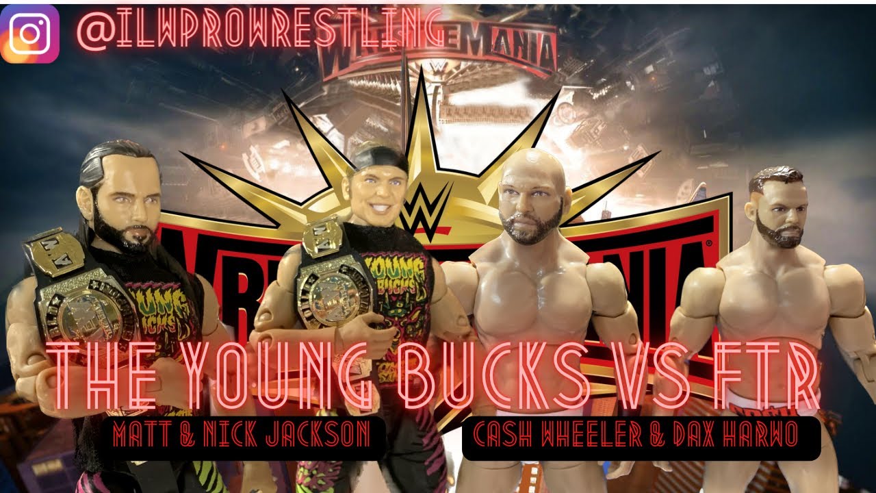 WRESTLEMANIA: The Young Bucks Vs FTR AEW Tag Team Championship Match ...