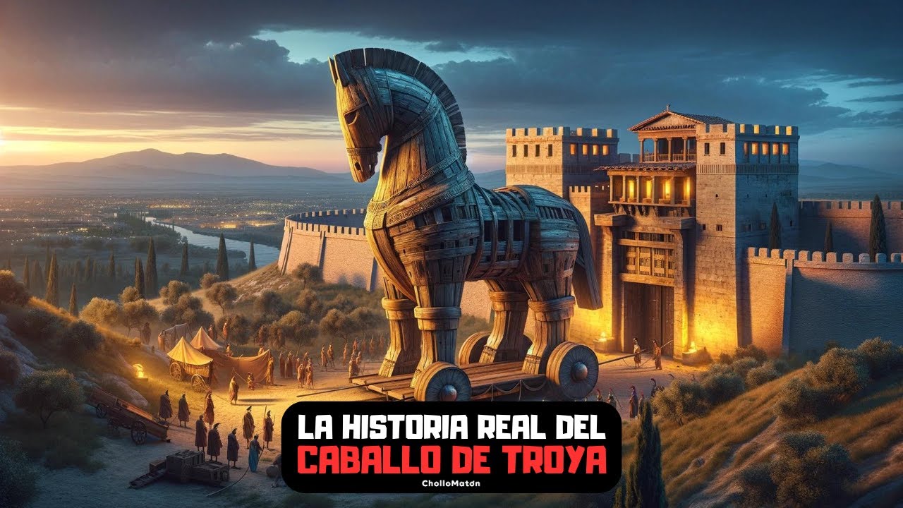 La historia del CABALLO DE TROYA. El arma secreta que determinó el ...
