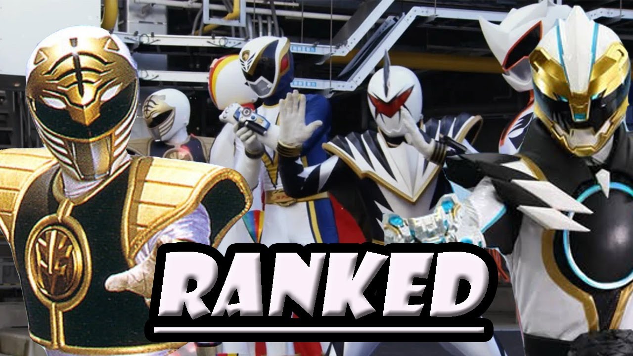 Every Power Rangers & Super Sentai White Ranger Suit Ranked - YouTube