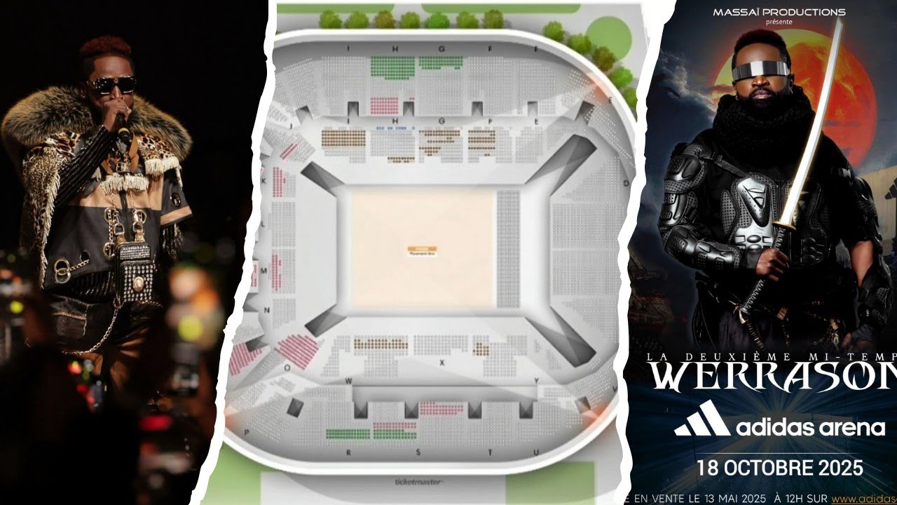 WERRASON ADIDAS ARENA ÉVOLUTION BILLETTERIE, SITUATION ACTUELLE - YouTube