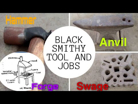 1)Black Smithy Shop, Introduction Class of Smithy Tools and all ...