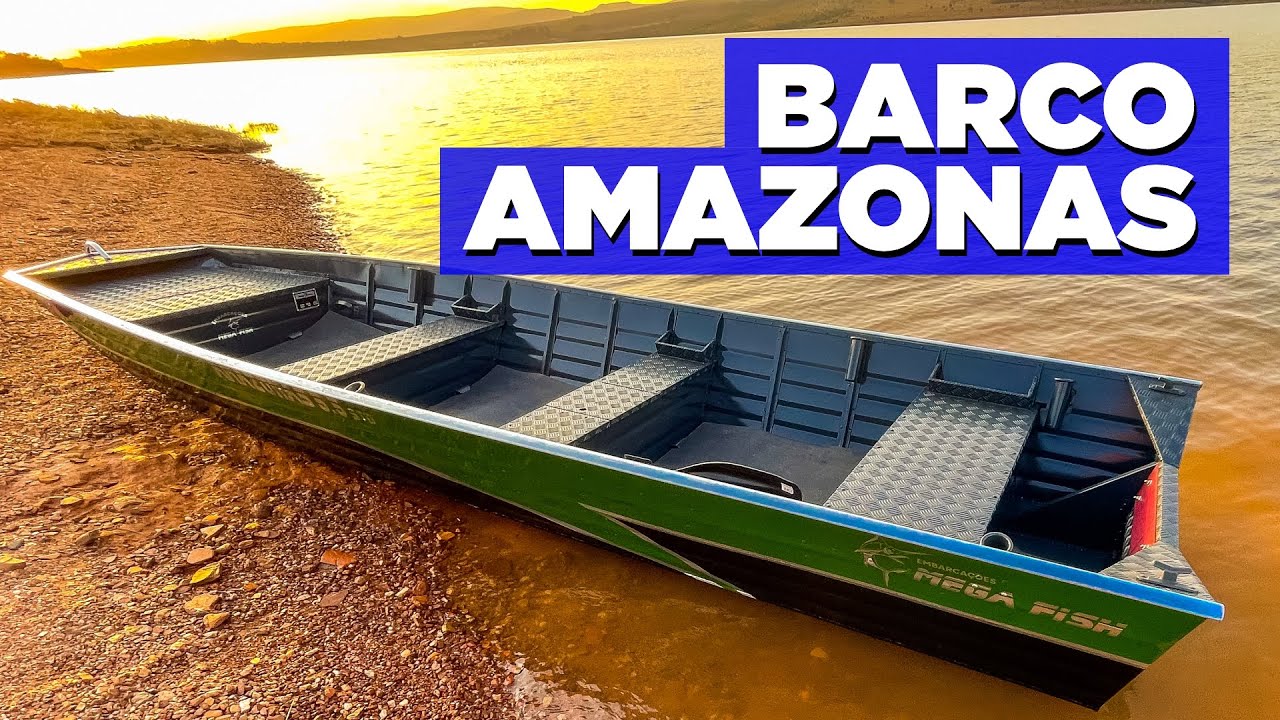 BARCO AMAZONAS da Mega Fish | Barco barato de entrada custo benefício ...