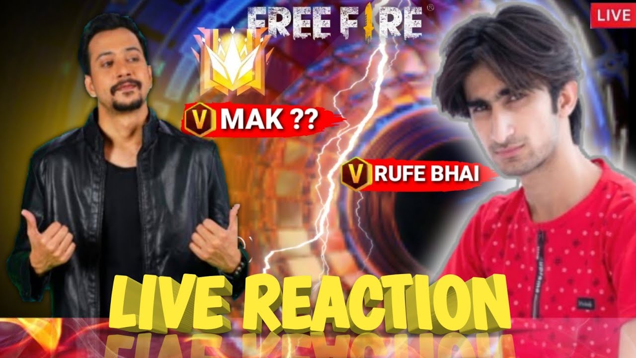 RUFE BHAI & MR MAK PLAYS LIVE REACTION OM MY GAMEPLAY 😱 - YouTube