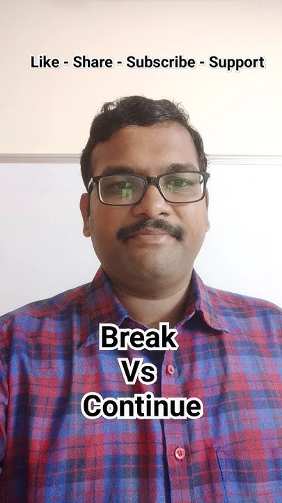 Break Vs Continue in C Language #cprogramming #computerlanguage - YouTube