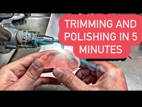 PART4: HOW TO POLISH DENTURES: GET A SHINY DENTURE IN 5 MINS ONLY ...