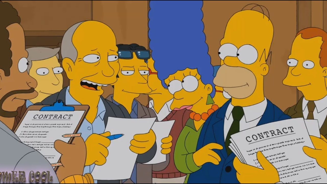 The Simpson - Competitive Contract! - YouTube