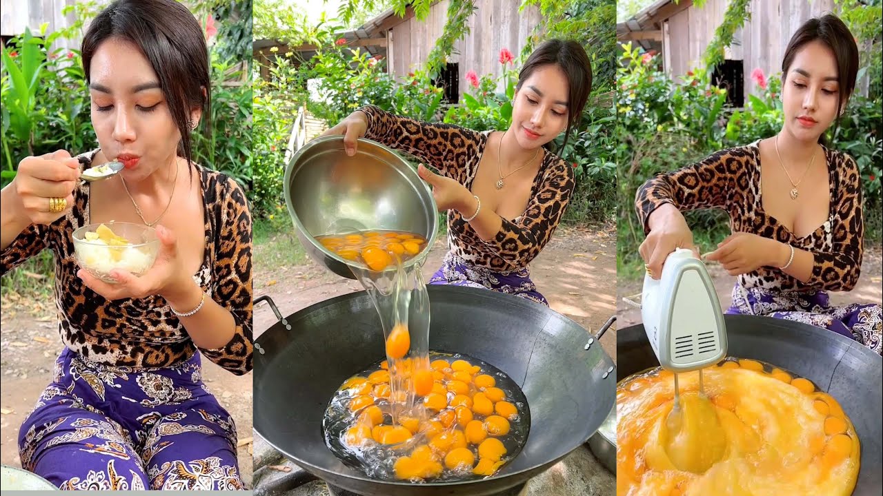 Egg cook recipe and eat delicious - YouTube