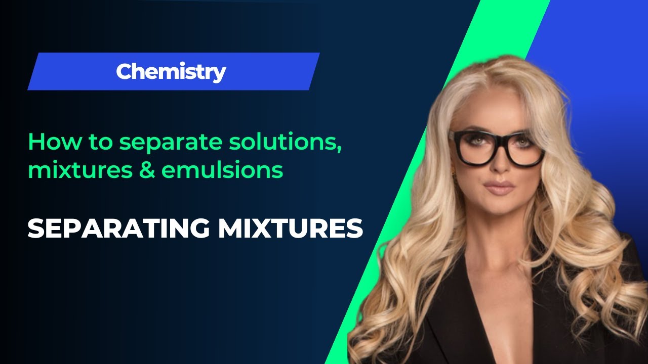 How To Separate Solutions, Mixtures & Emulsions : Chemistry Tests ...