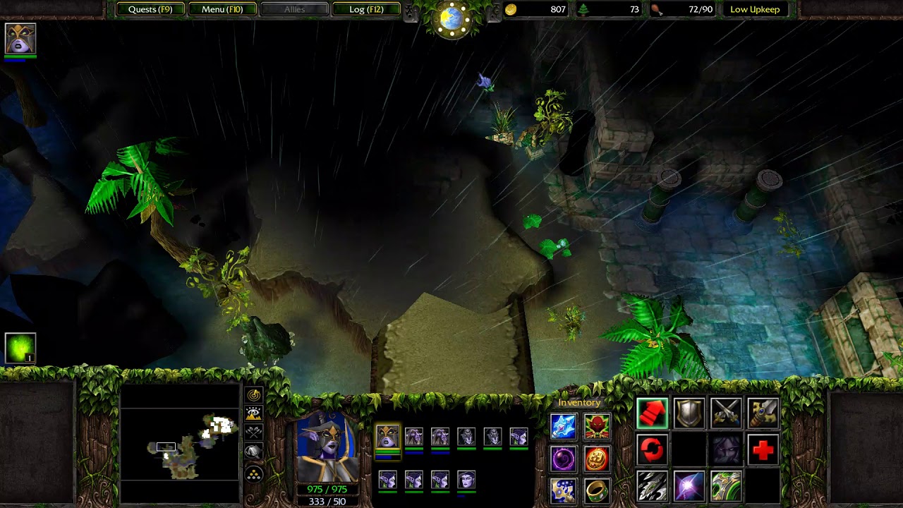 Warcraft 3 Frozen Throne Night Elf Campaign pt 3 Runner for ...