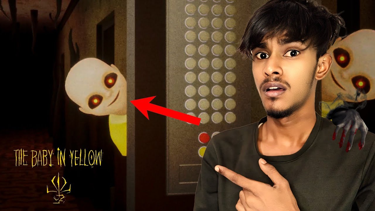 This Scary Baby Troll Me | The Baby in Yellow #Part2 #scarybaby - YouTube