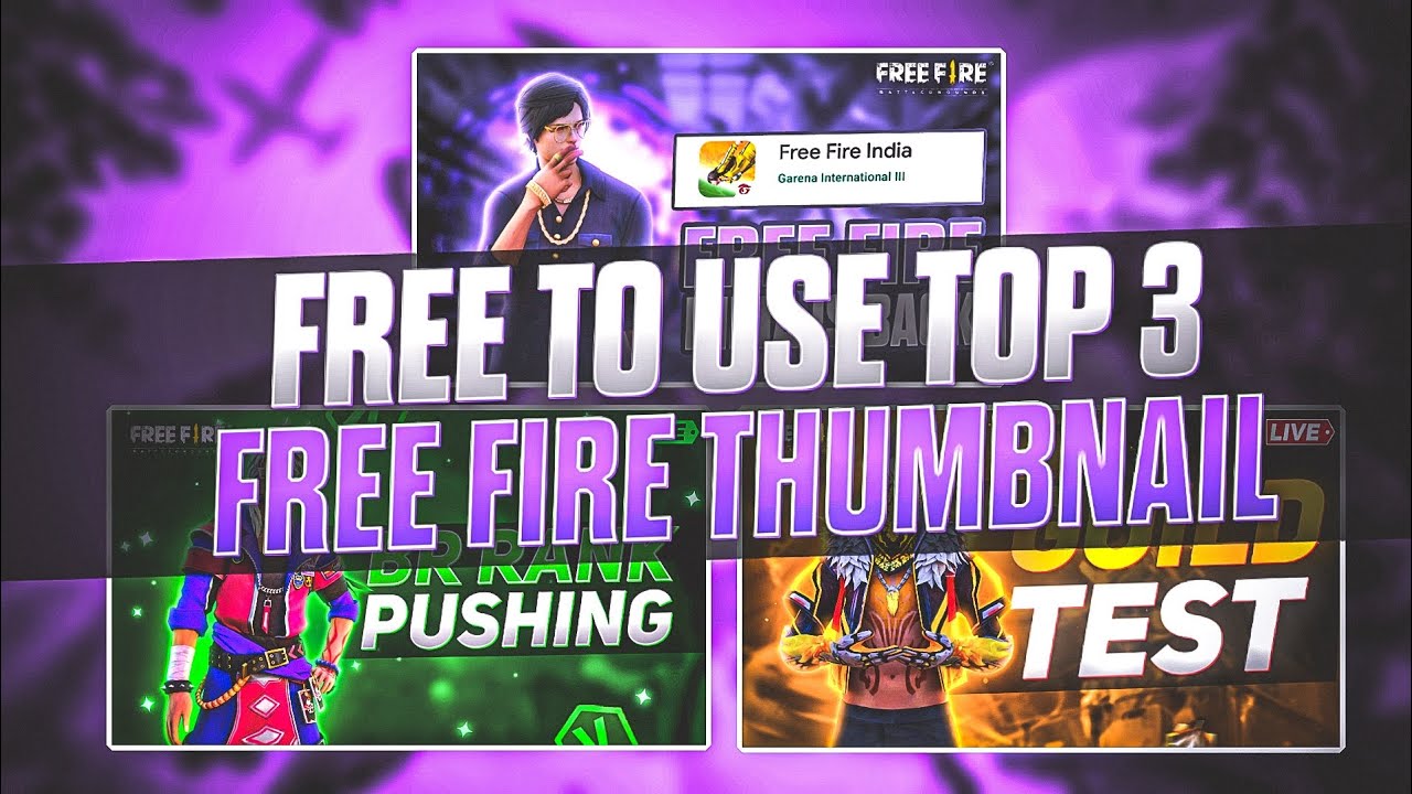 Free fire thumbnail pack | free fire India thumbnail pack free no ...