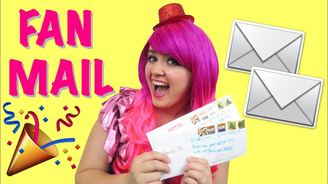 Opening Fan Mail ️ Send Me Your Fan Mail & Drawings | KiMMi THE CLOWN ...