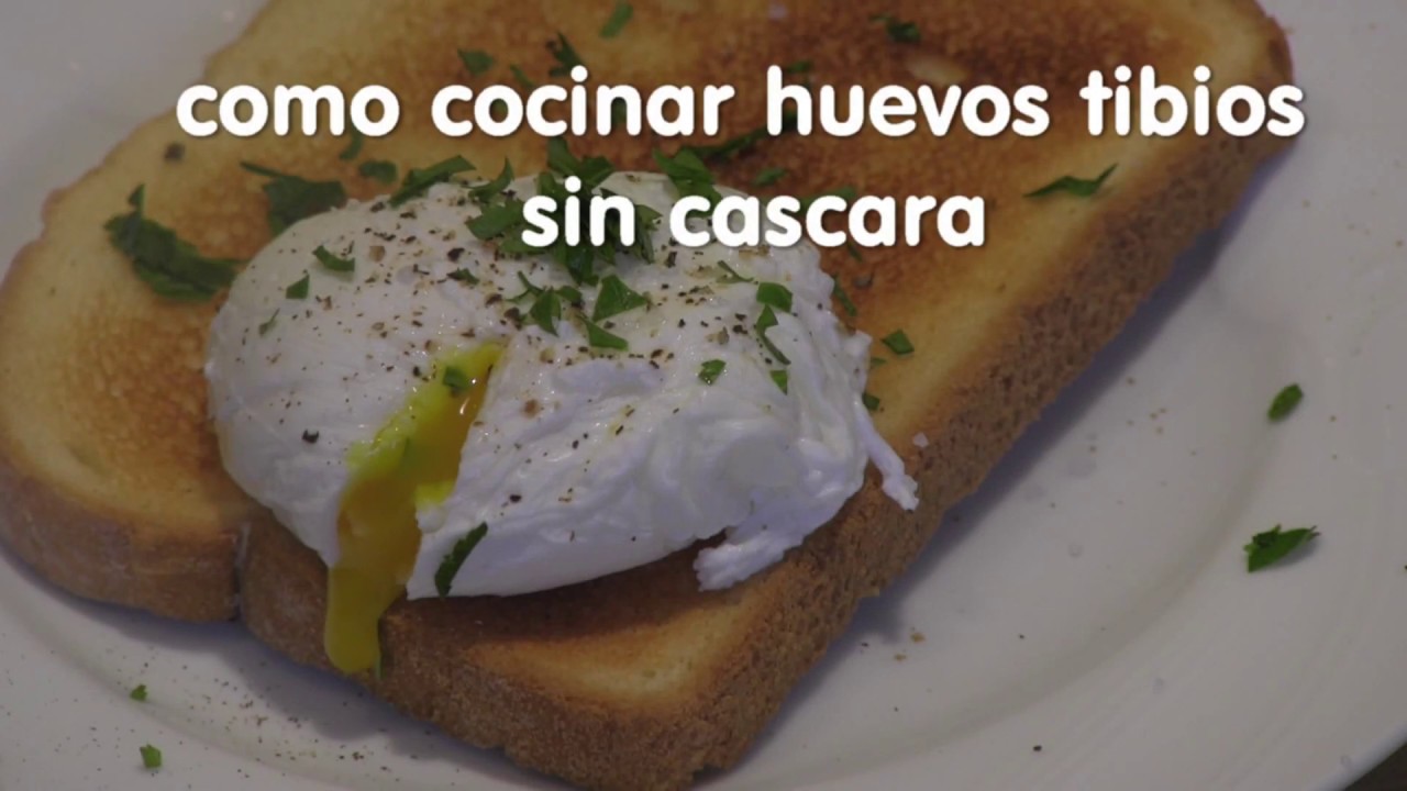 Como hacer huevos tibios sin cascara - YouTube