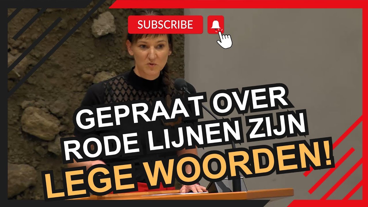 SARAH DOBBE SP:"De Nederlandse regering doet NIKS aan de situatie in ...