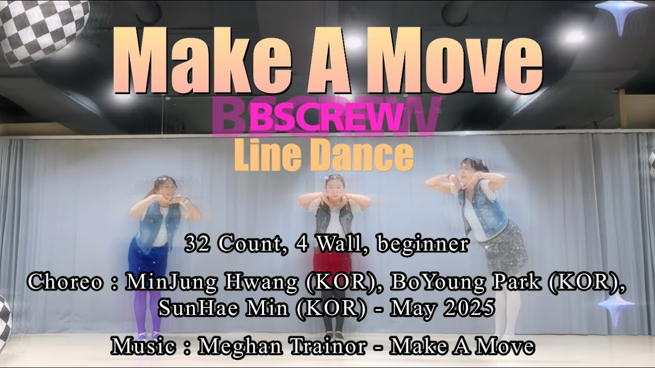 Make A Move Line Dance | 메이크어무브 | New Choero | Beginner | 초급라인댄스 ...