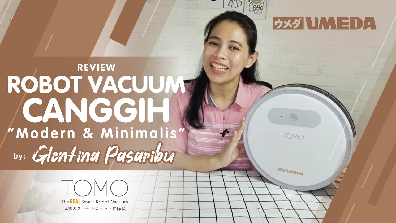 Review TOMO Robot Vacuum & Mop - UMEDA ala Glentina Pasaribu - YouTube
