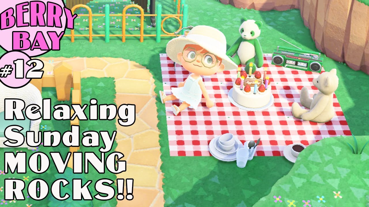 Berry Bay 12 Relaxing and BREAKING ROCKS! - Animal Crossing New ...