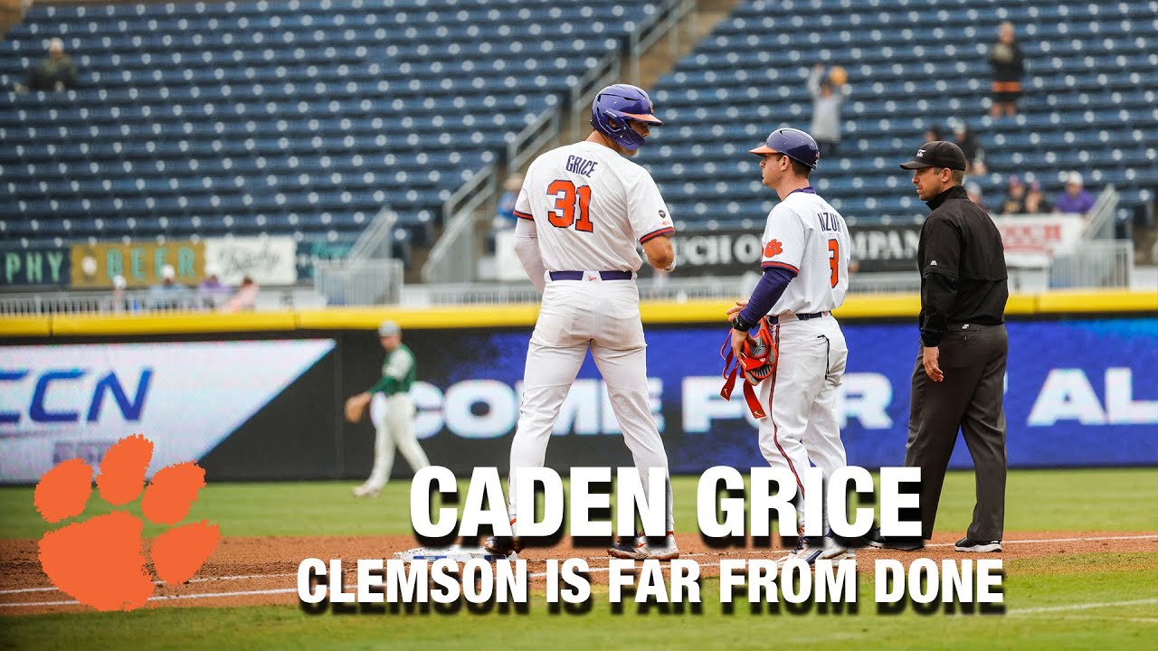 Caden Grice: Clemson Is Far From Done - YouTube