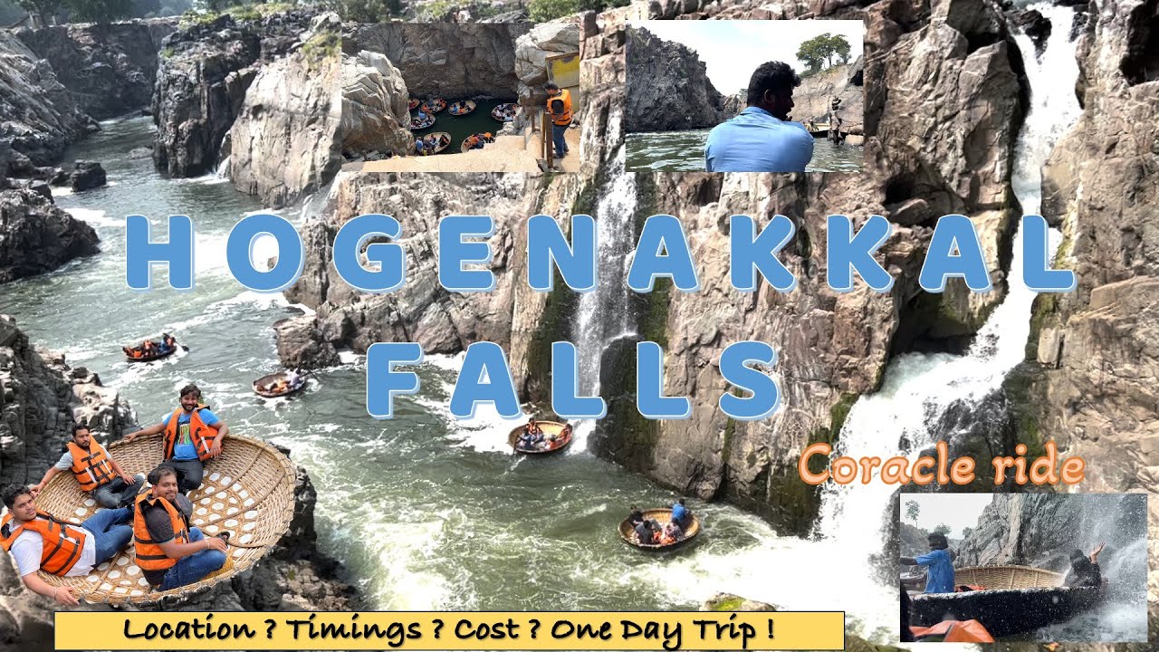 Hogenakkal falls 2024 | Coracle ride | Complete details | one day trip from Bangalore | Hindi ...