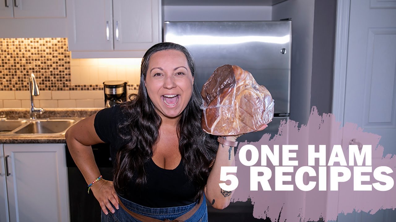 How to use up a whole ham - 5 Recipe Ideas! - YouTube