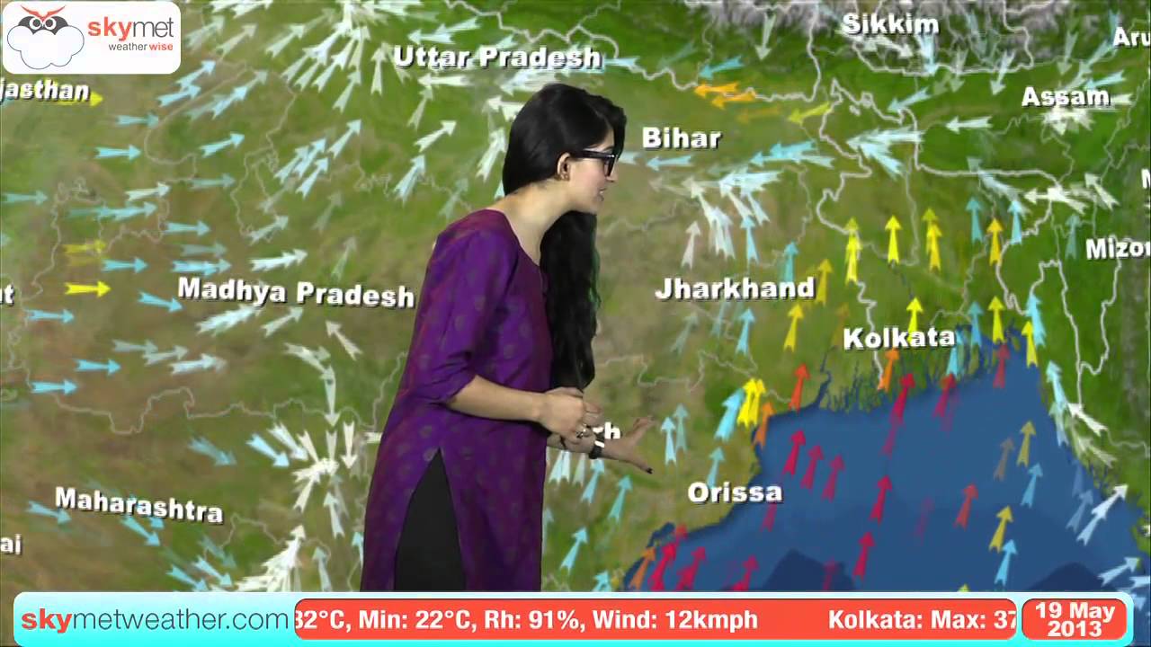May 19, 2013 - Skymet Weather Report for India - YouTube
