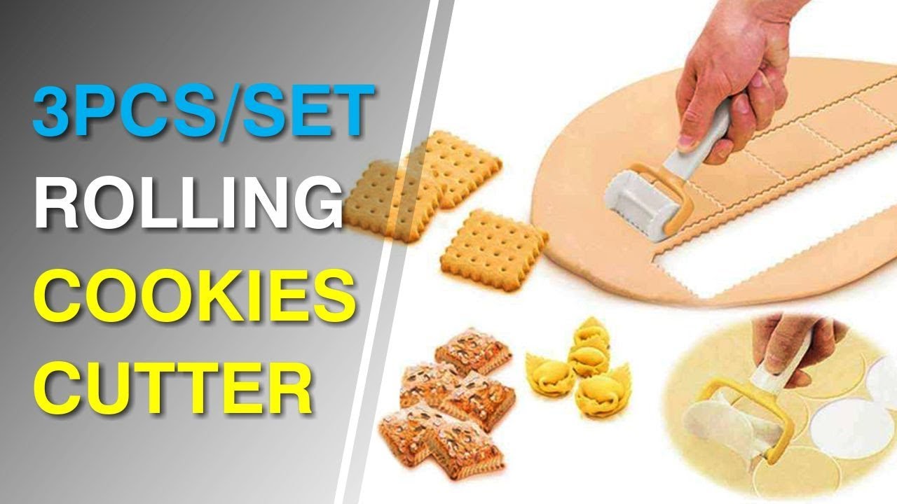 3Pcs Set Rolling Cookies Cutter - TheEliteTrends - YouTube