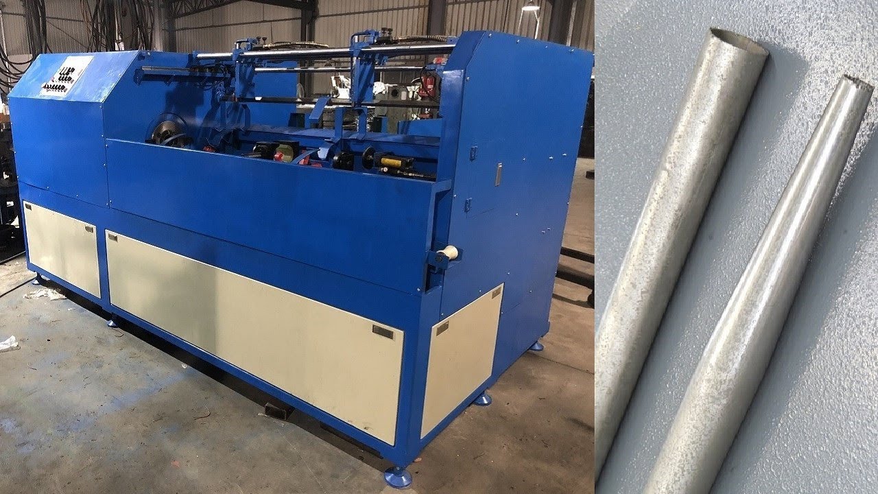 máquina estampadora de tubos/pipe tapering machine/Tube Rotary Swage ...