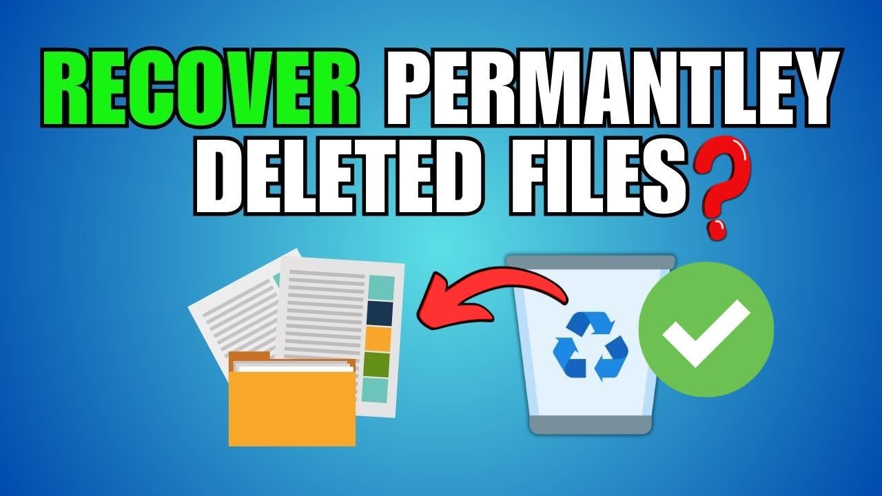 How To Recover Permanently Deleted Files & Folders on Windows 11 - YouTube