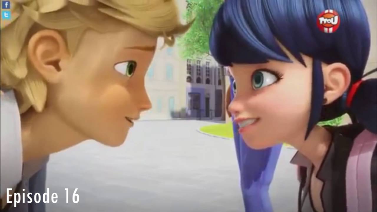 All the Times Adrien Touches Marinette - YouTube