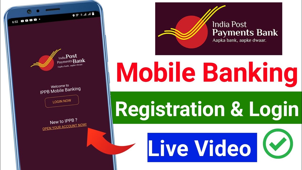 India Post Payment Bank Mobile Banking Registration | Ippb Mobile App ...